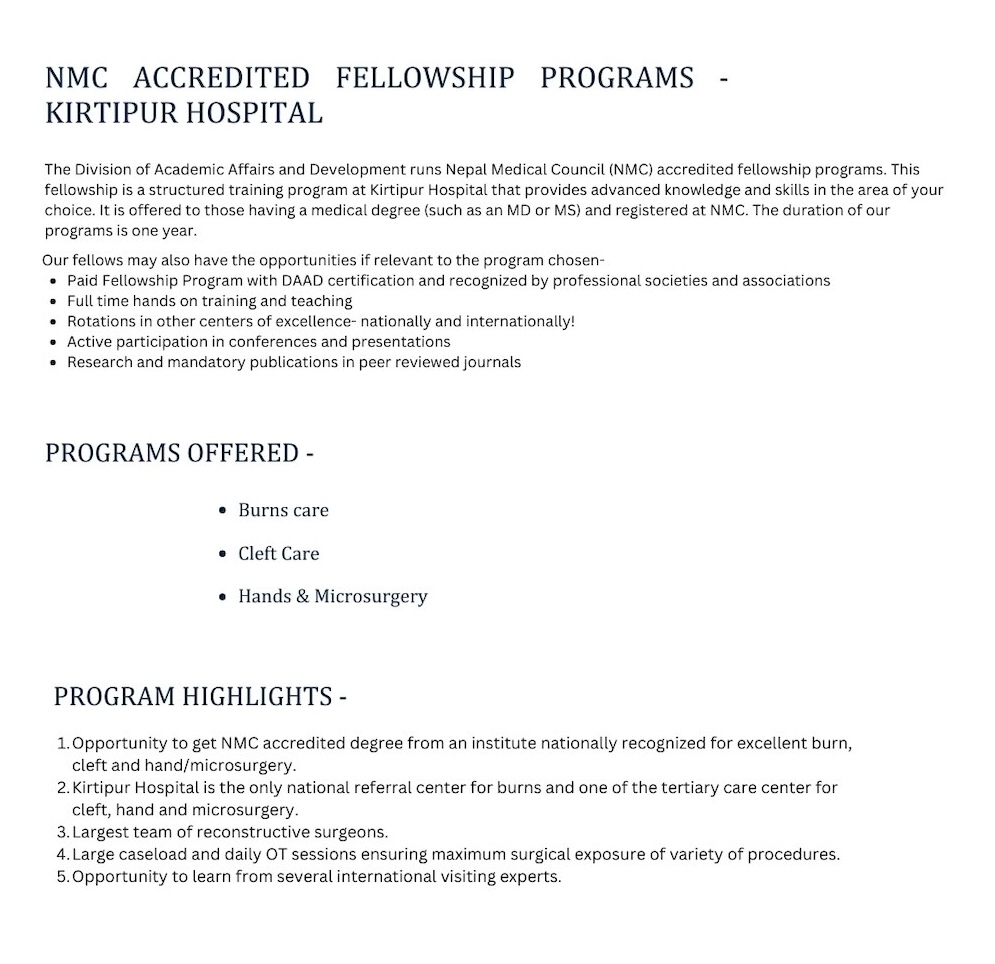Fellowship | PHECT NEPAL
